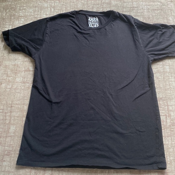 Zara | Shirts | Zara Basic Black Tshirt | Poshmark